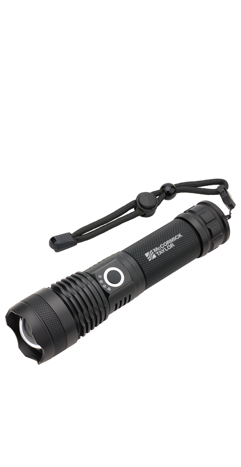 Tactical Rechargeable 15W LED Flashlight – McCormick Taylor