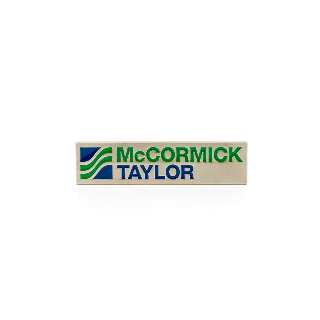 Magnet Lapel Pin - Silver Background – McCormick Taylor